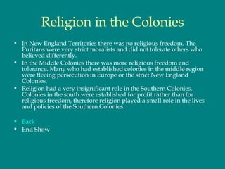The Thirteen Colonies | PPT