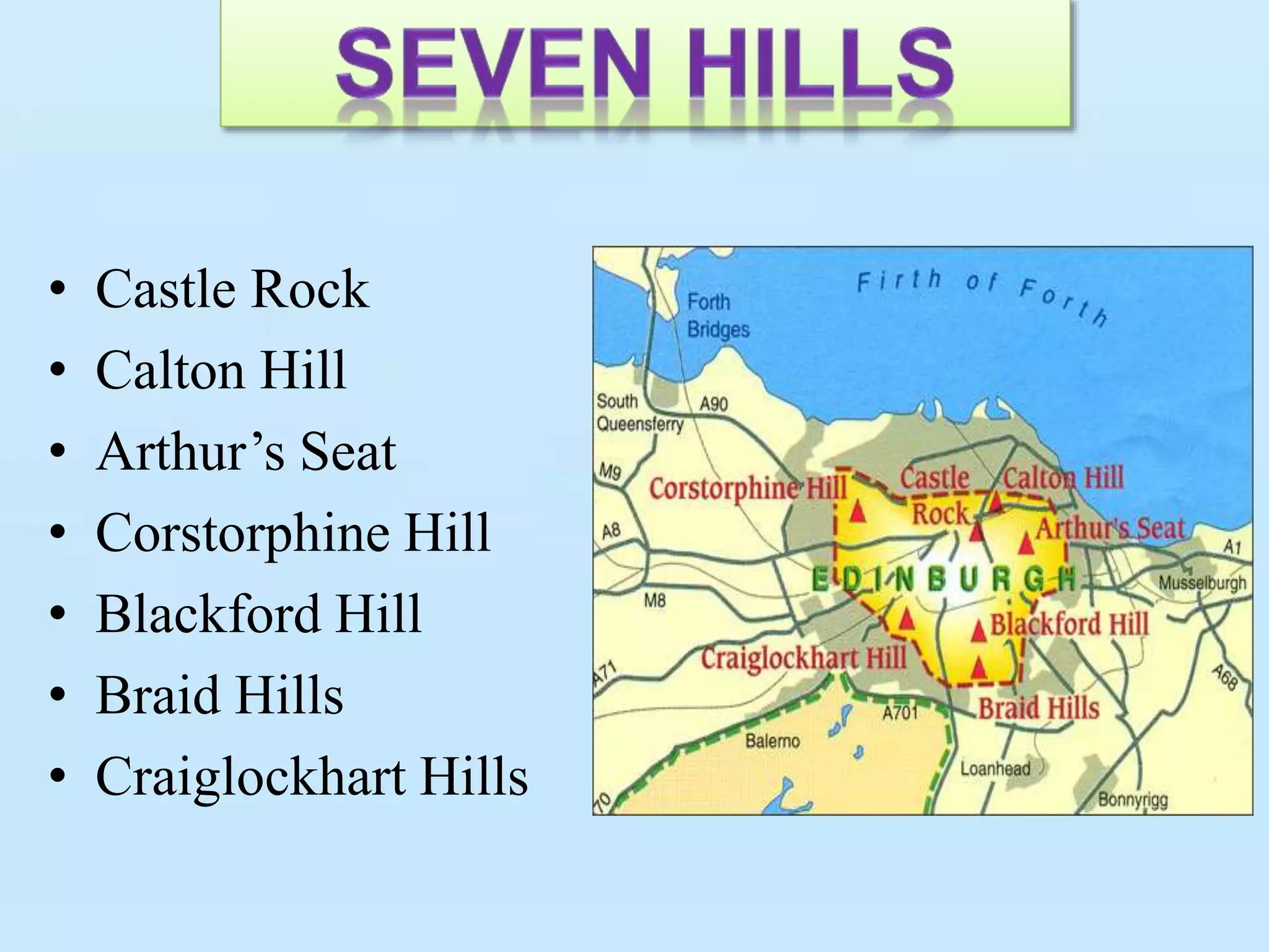 Geography of Edinburgh | PPTX