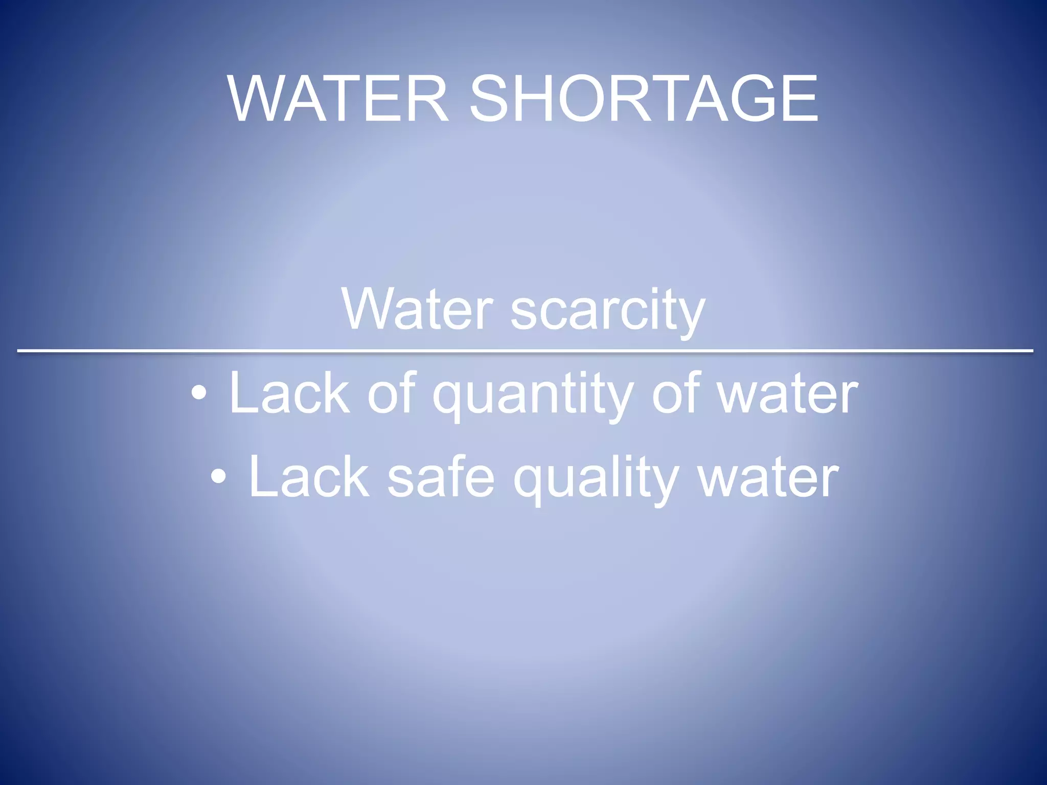 POLISCI - Water Shortage | PPT