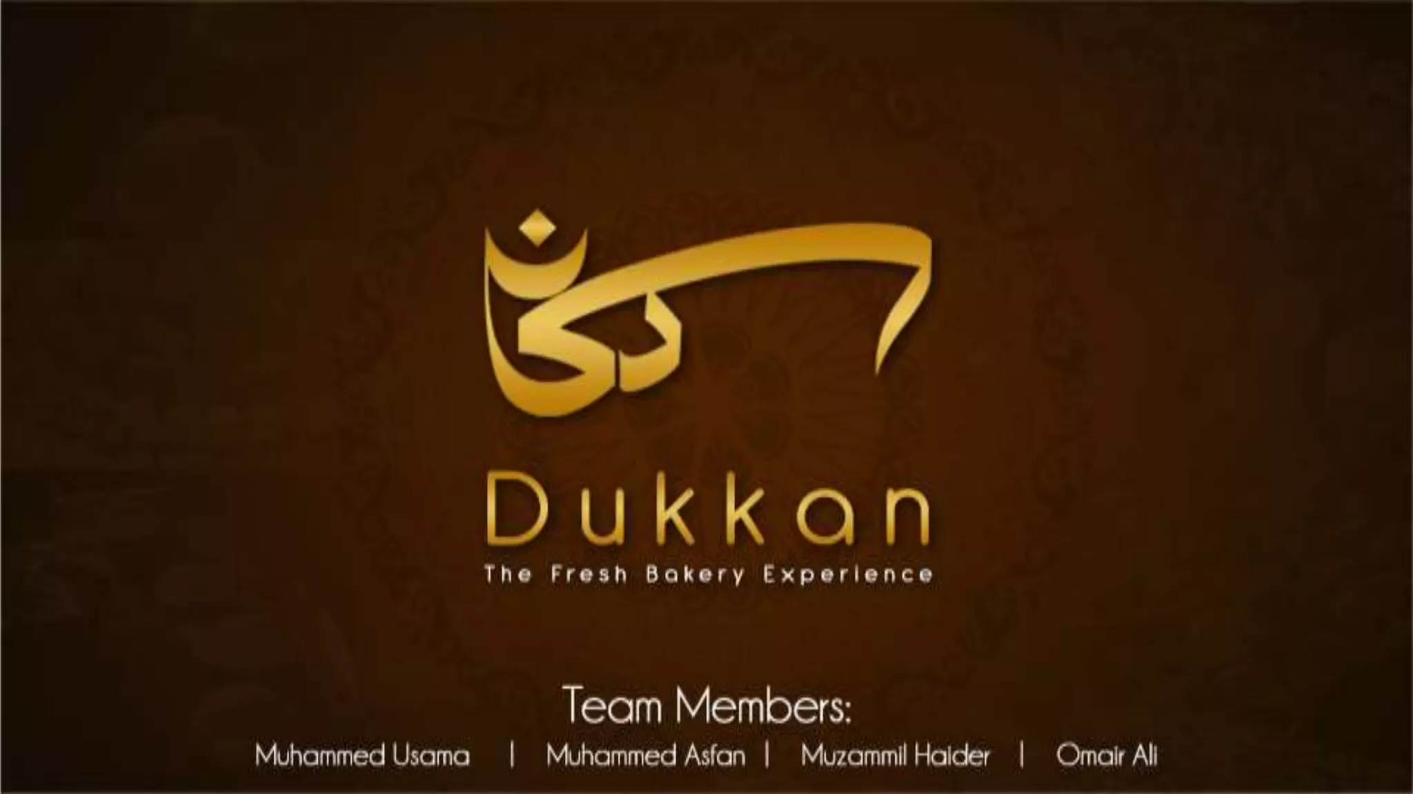 Dukaan Bakery Ppt Pptx