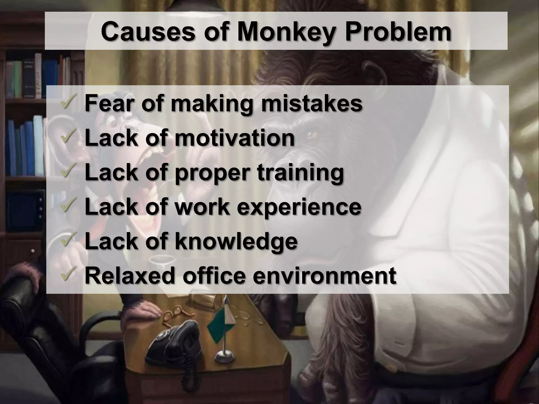 Importance of Monkey Management for Managers | PPTX