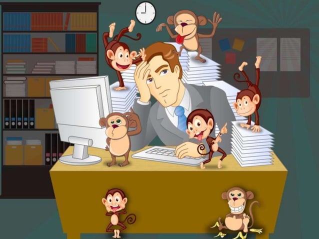Importance of Monkey Management for Managers | PPTX | Business | Business and Finance