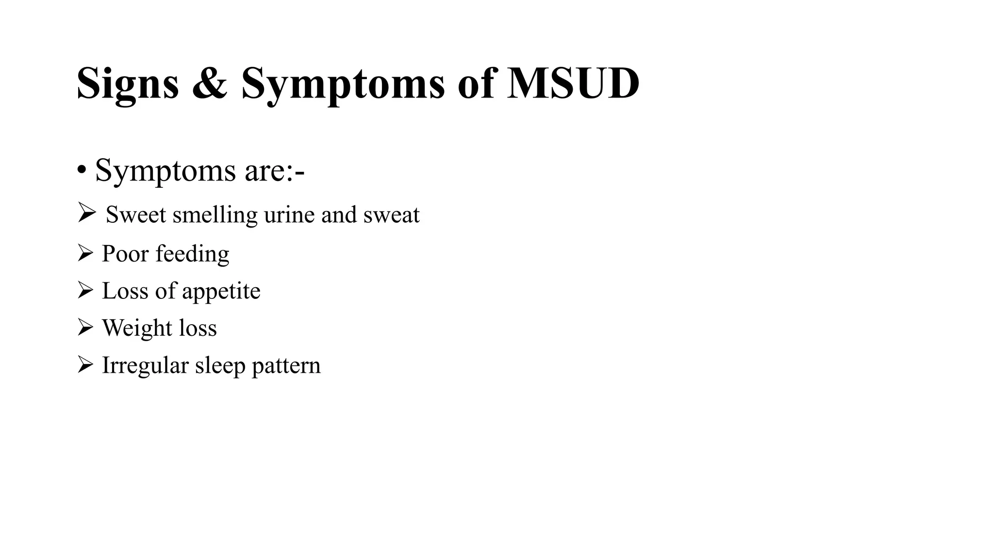 Maple Syrup Urine Disease, Phenylketonuria & Alkaptonuria | PPTX