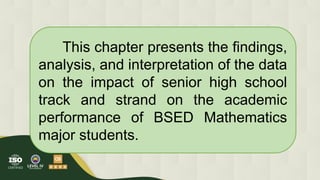 Impact of senior high school track track | PPTX