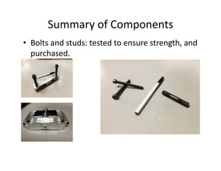 Final Presentation - Senior Design Project | PDF