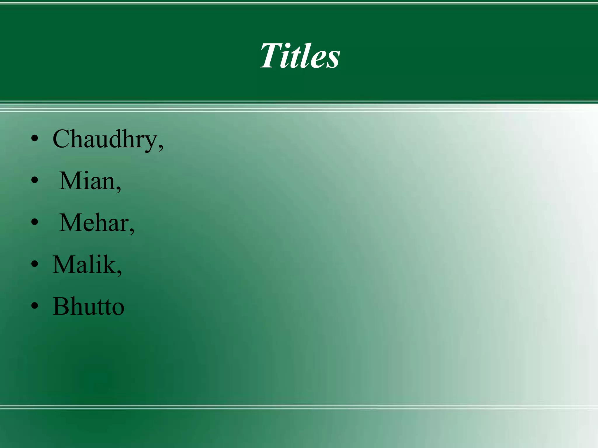 caste system in pakistan | PPTX