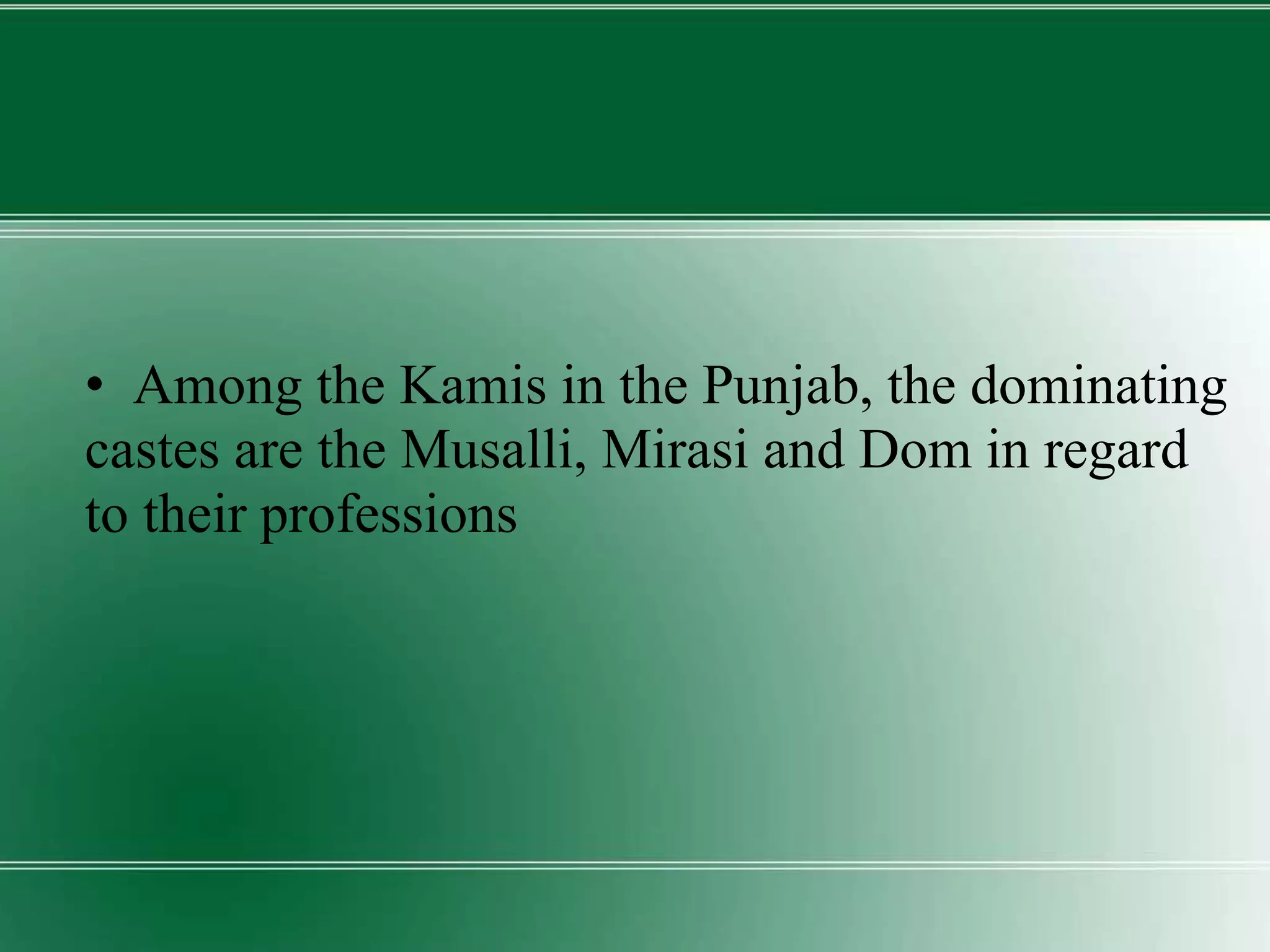 caste system in pakistan | PPTX