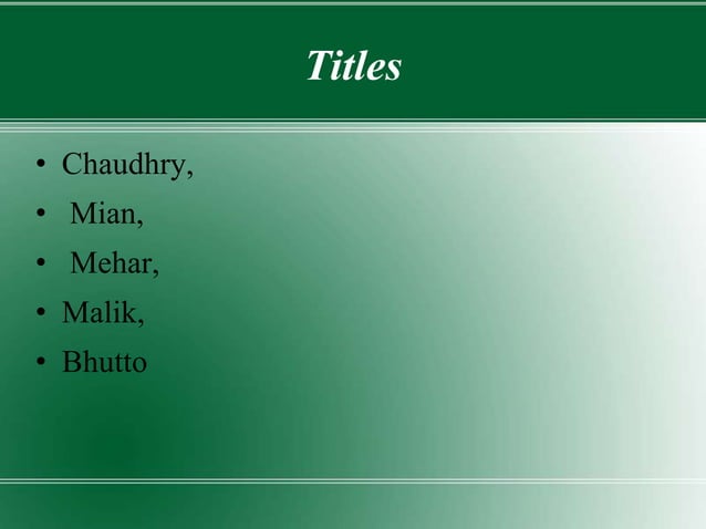 caste system in pakistan | PPTX