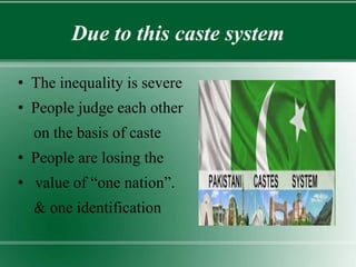 caste system in pakistan | PPT