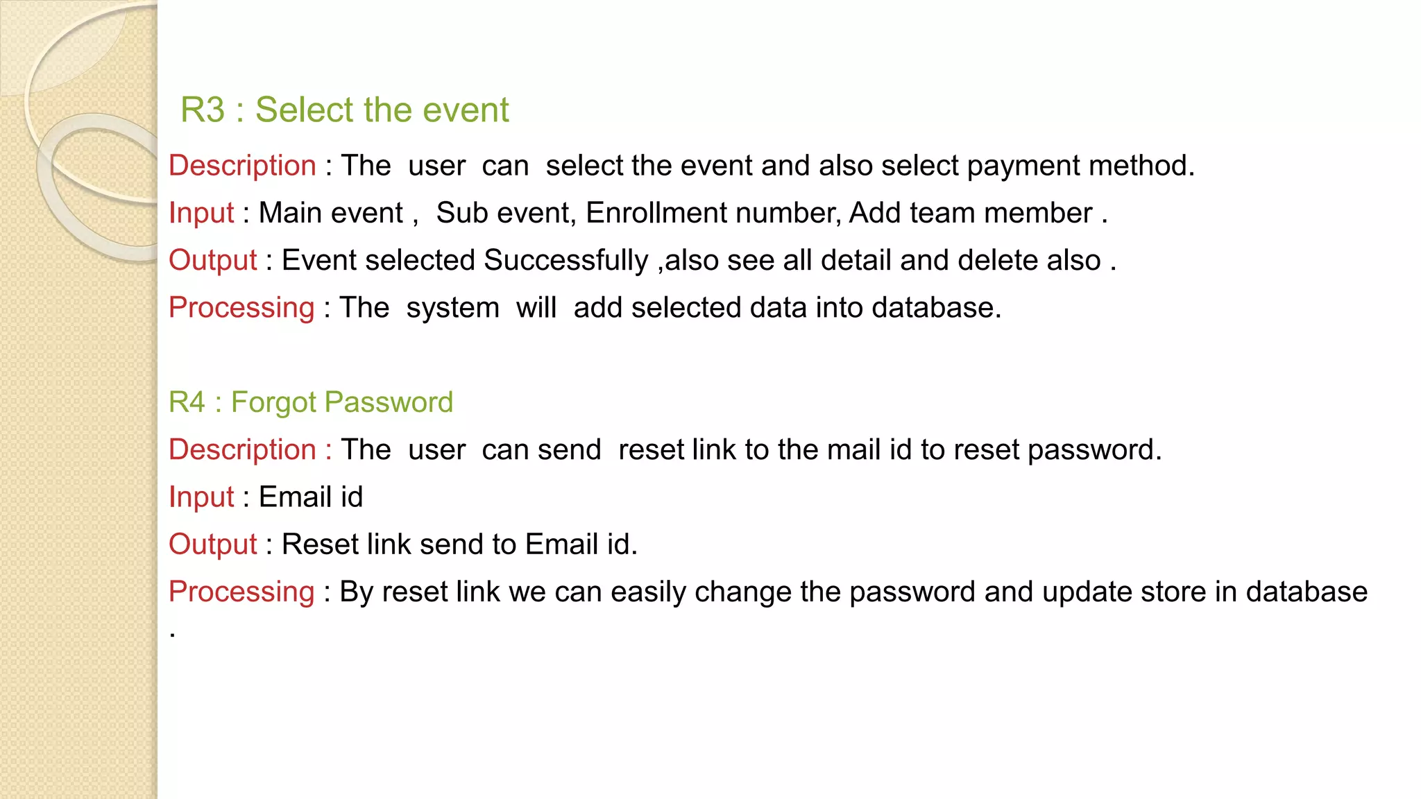 Event Management System Document | PPTX
