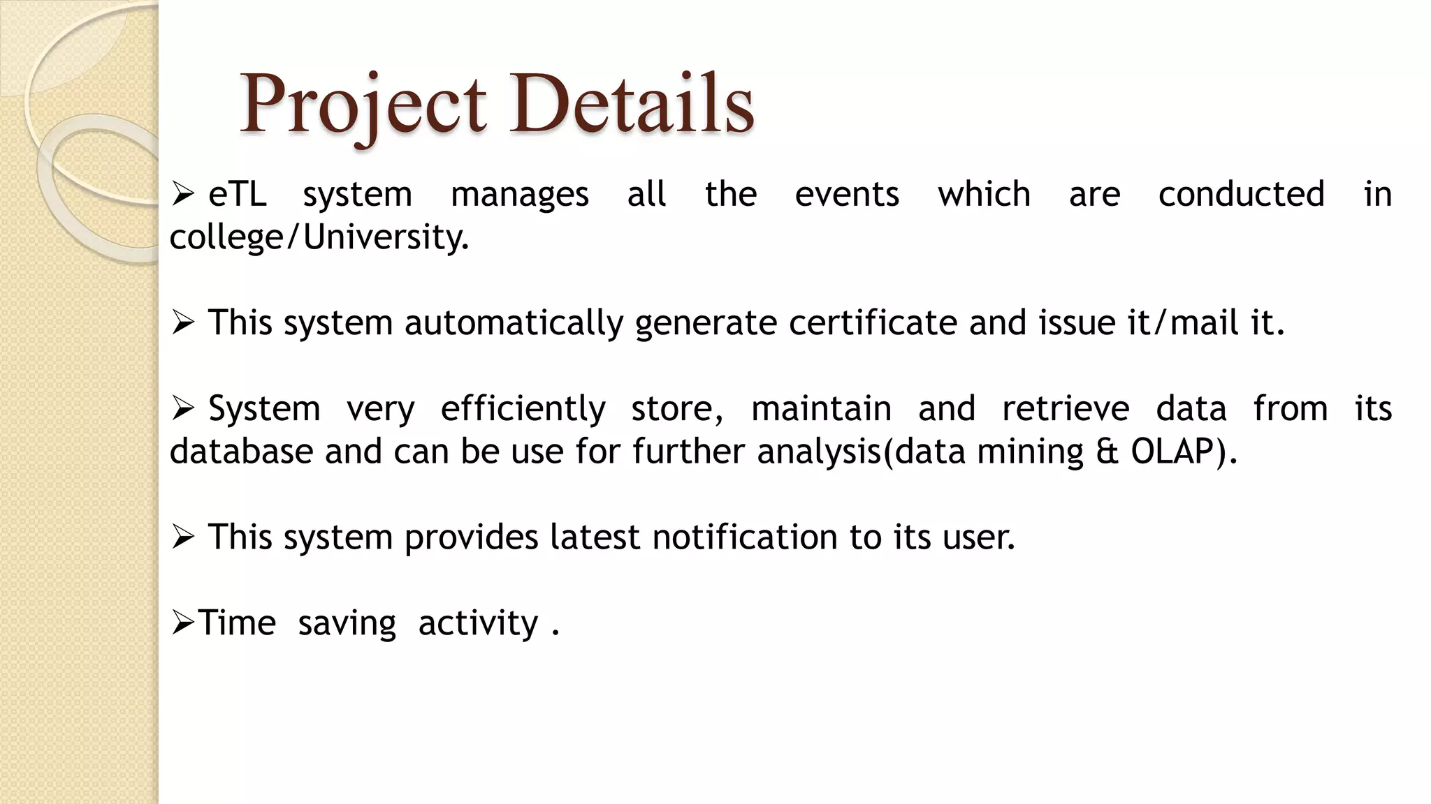 Event Management System Document | PPTX