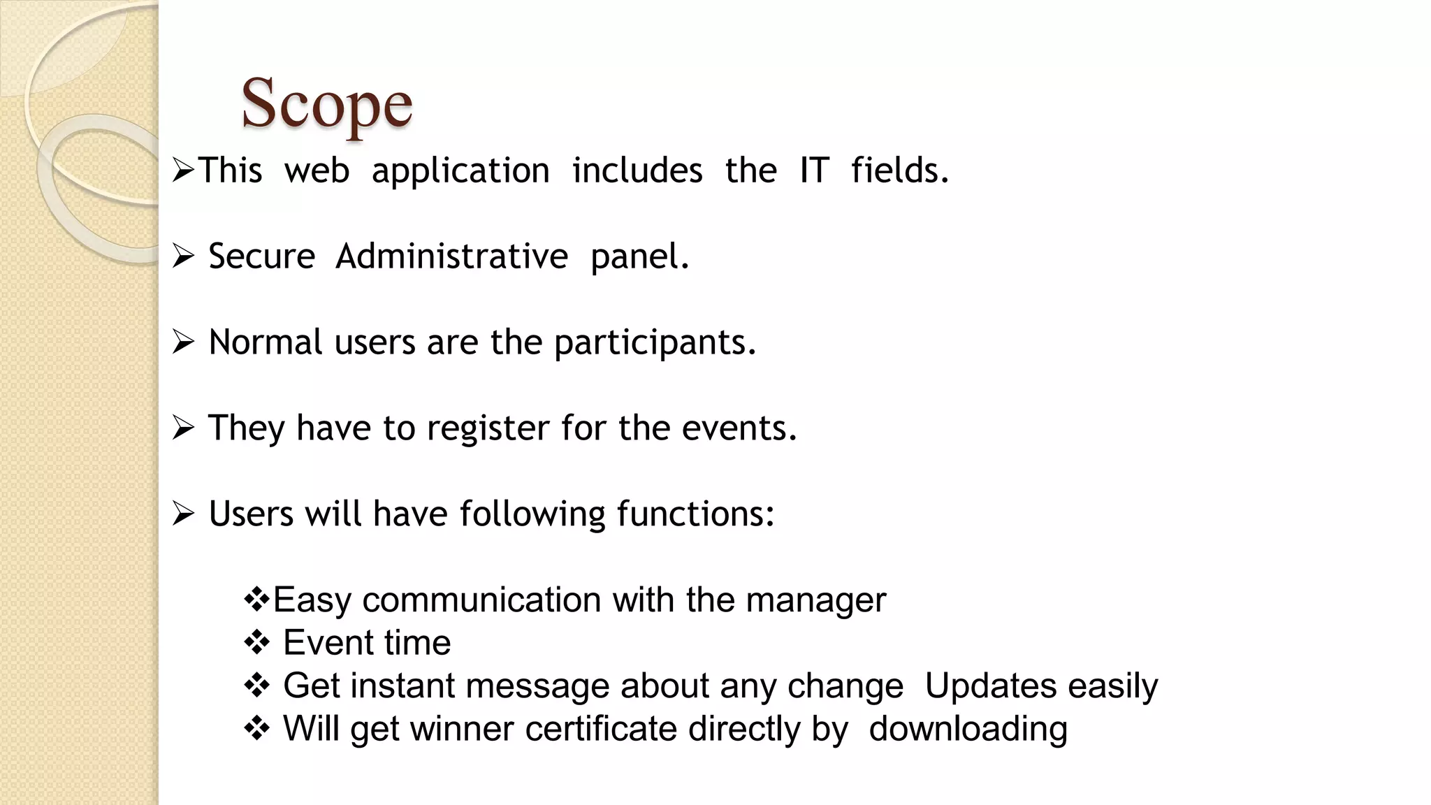 Event Management System Document | PPTX