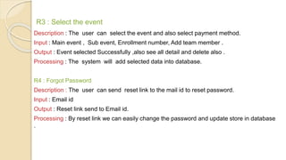 Event Management System Document | PPTX