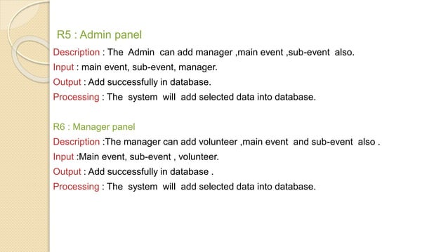 Event Management System Document | PPTX