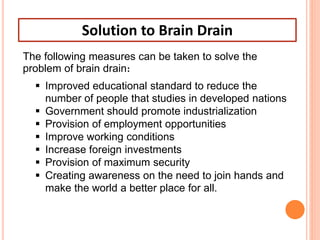 Brain Drain | PPTX
