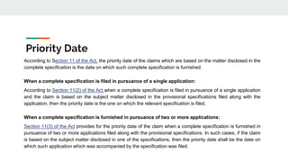 Procedure for filing an application for patent | PPTX