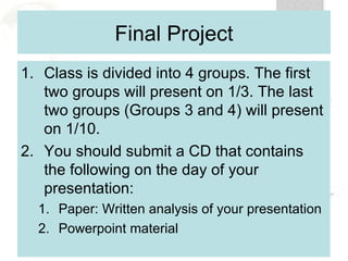 Final Project: Slang | PPT