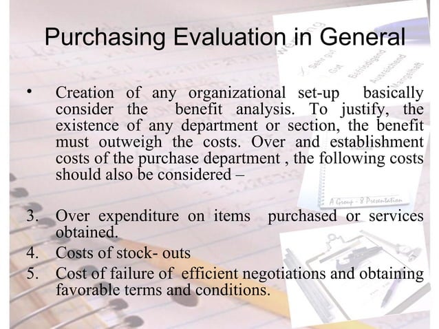 Purchase Presentation 1 | PPS | Business Accounting & Finance | Business