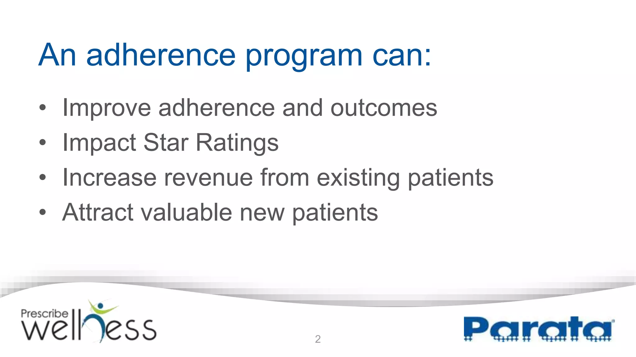 Grow Your Business Through Medication Adherence | PPTX