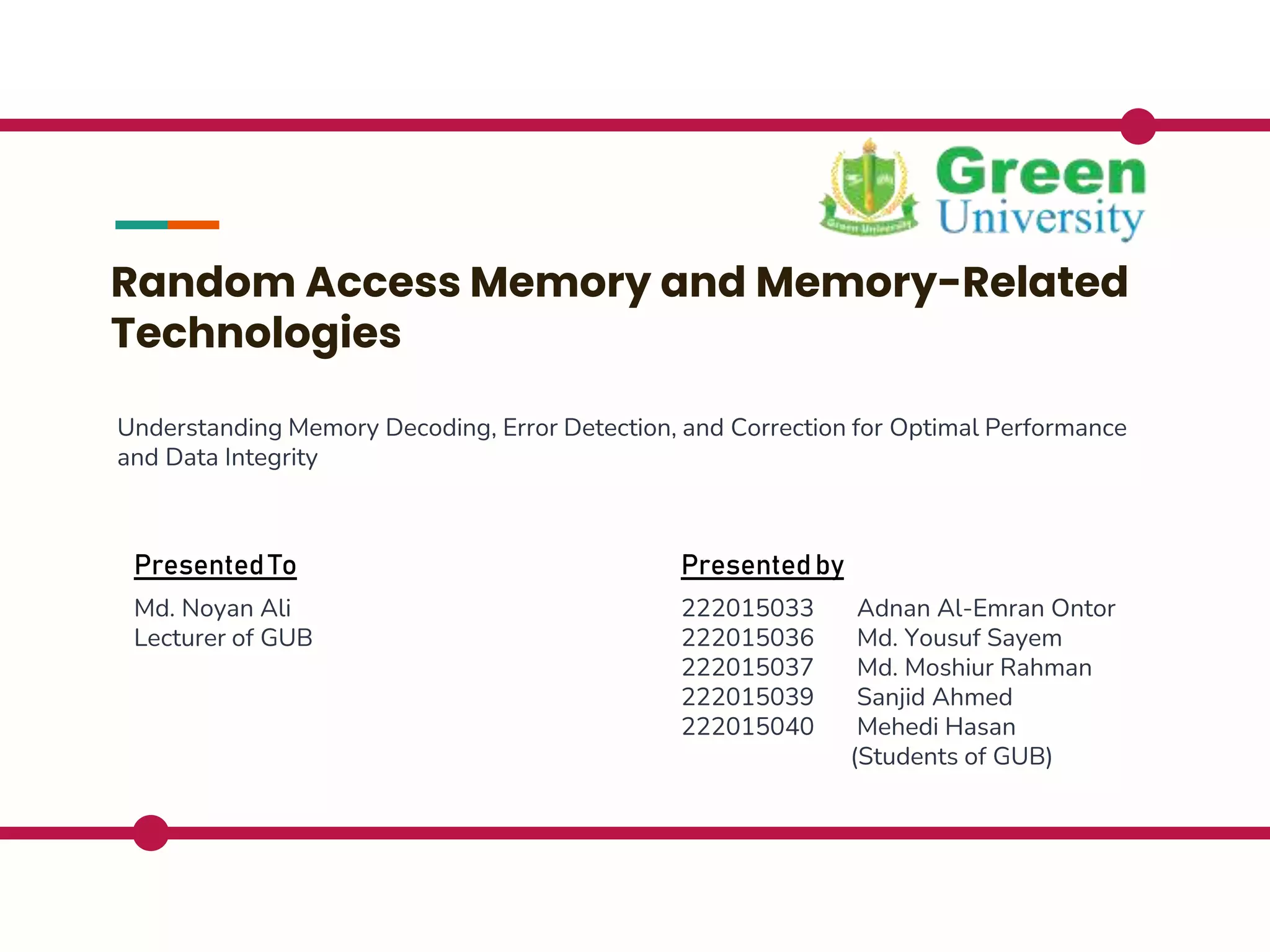 Random-Access-Memory-and-Memory-Related-Technologies.pptx