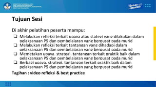 Final - Refleksi P5 & Pembelajaran Berpusat Pada Murid.pptx