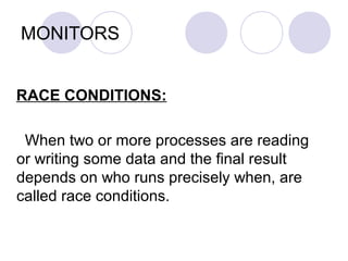 Operating System - Monitors (Presentation) | PPT