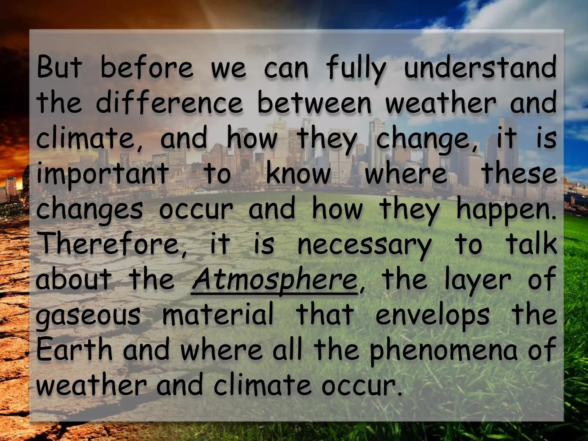 Climate and Weather | PPT