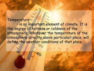 Climate and Weather | PPTX