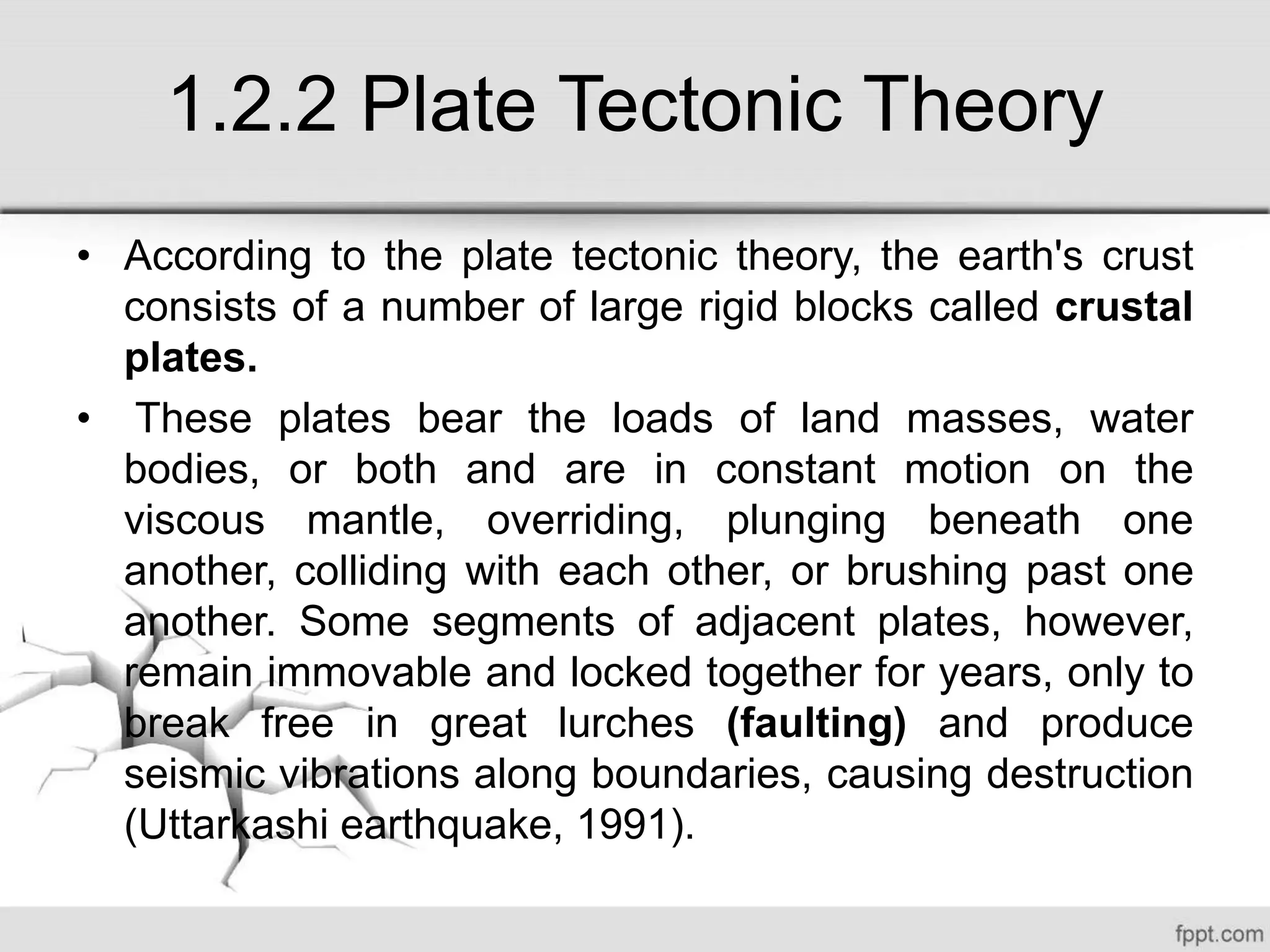 Earthquake Engineering Earthquake and Ground Motion | PPT