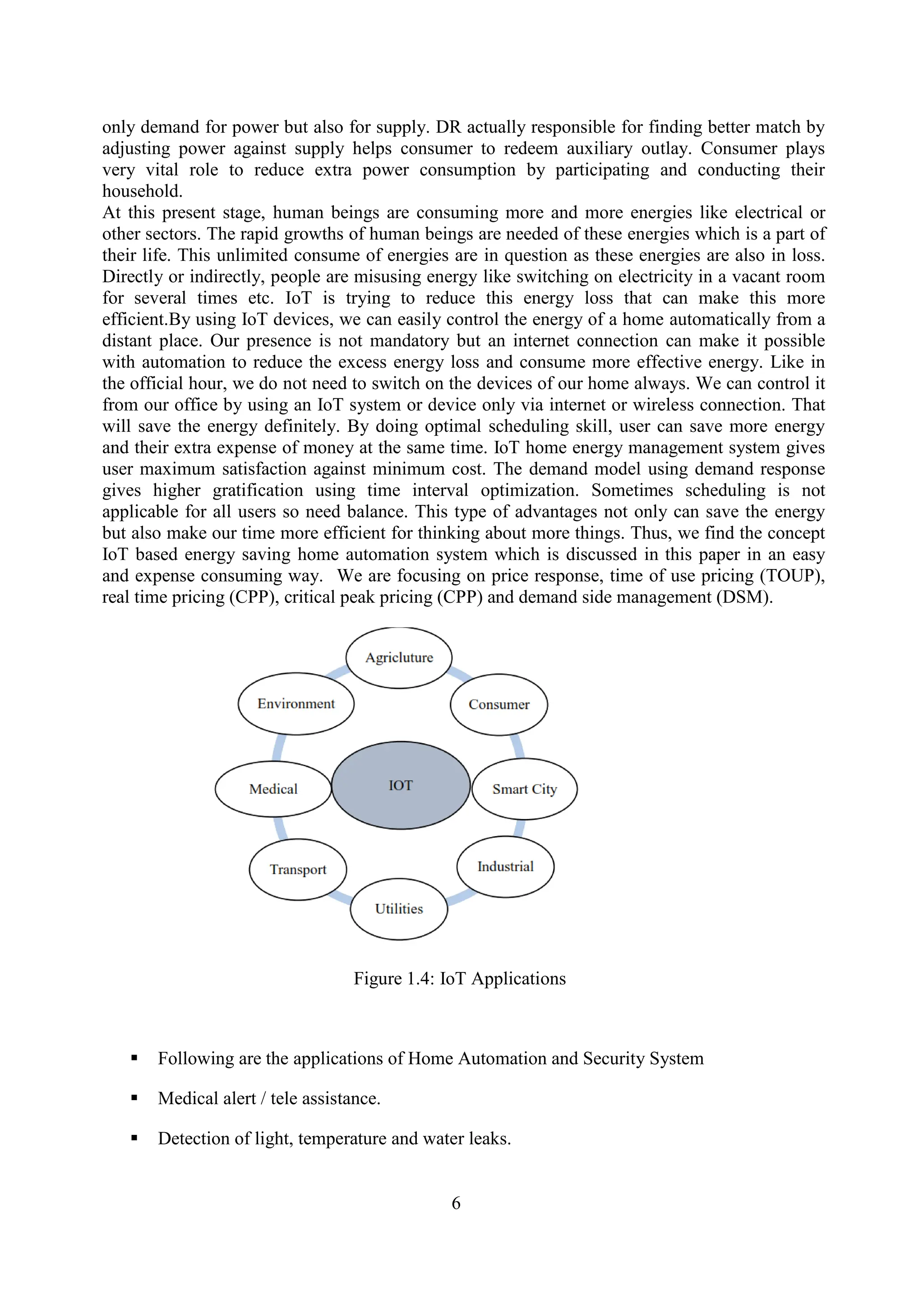 IOT - Thesis Report about Home Automation System | PDF