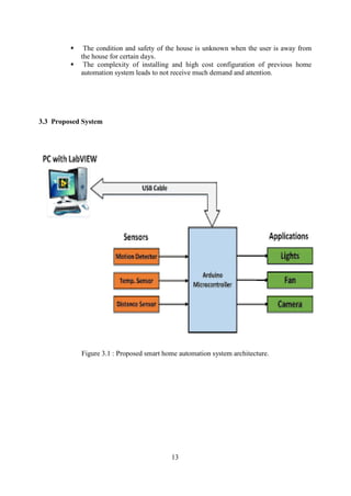 IOT - Thesis Report about Home Automation System | PDF