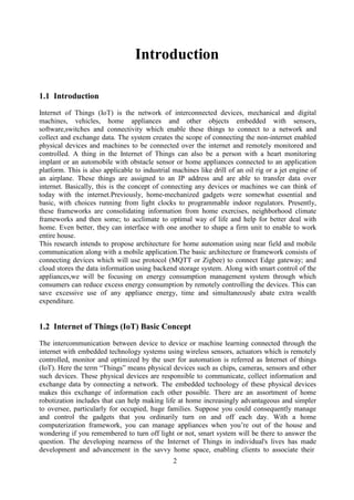 IOT - Thesis Report about Home Automation System | PDF
