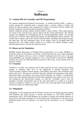 IOT - Thesis Report about Home Automation System | PDF
