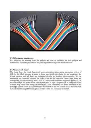 IOT - Thesis Report about Home Automation System | PDF