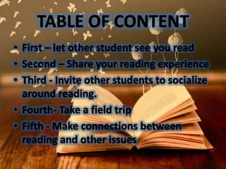 reading and writing | PPT