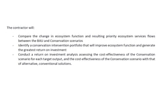 Using Nature-based Solutions to support Water Funds - how to formulate ...