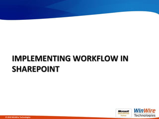 Effective Business Process Design with SharePoint | PPT