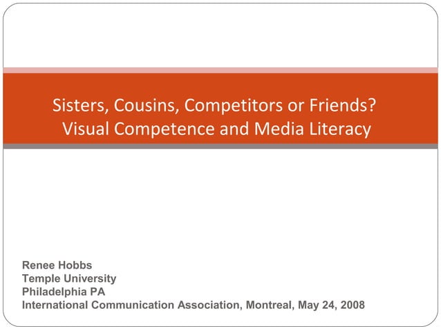 Media Literacy and Visual Competence | PPT