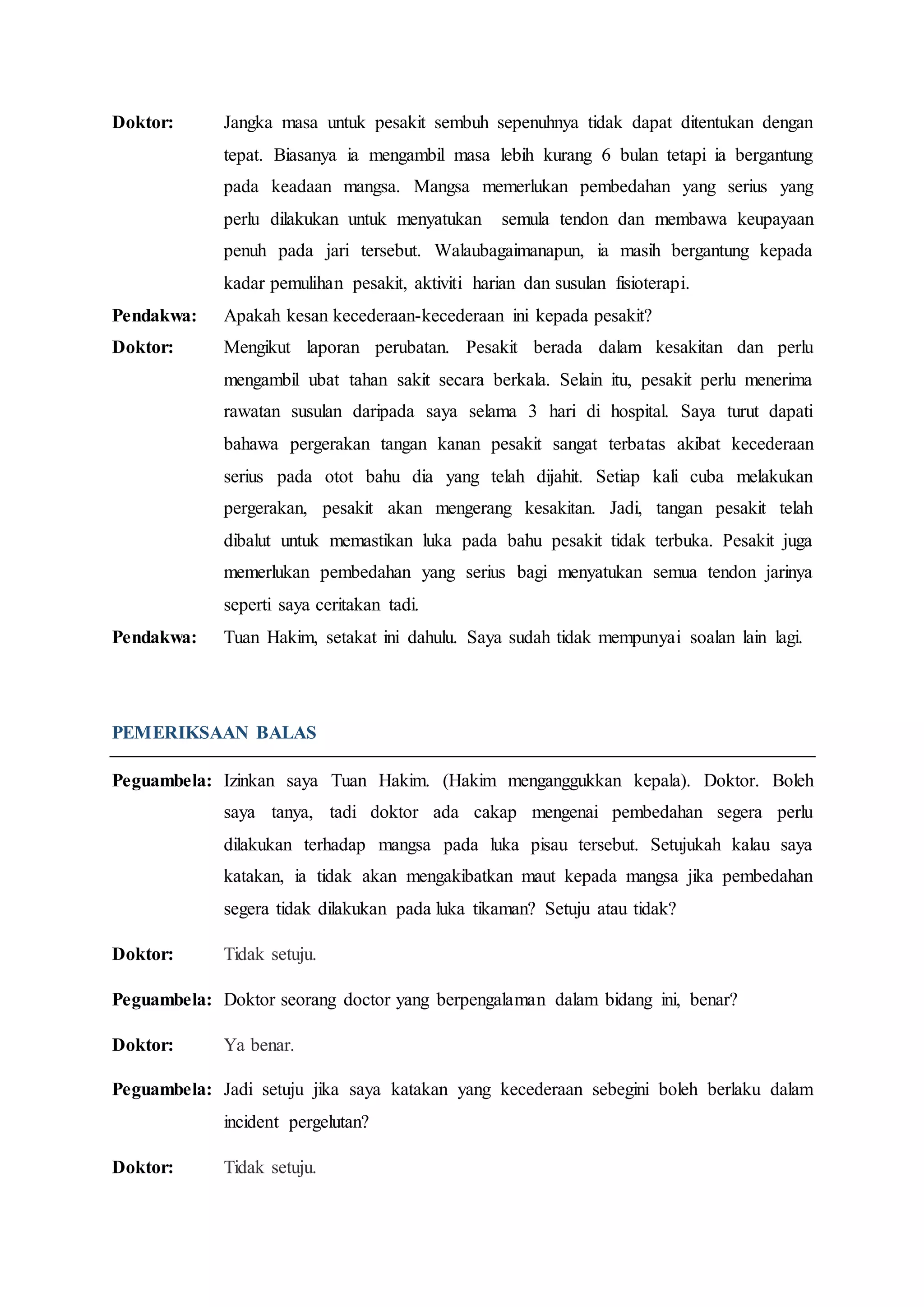 CONTOH SKRIP MOCKTRIAL OLEH FINAL YEAR UUM STUDENT | DOCX