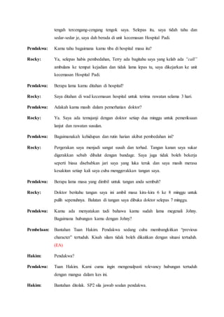 CONTOH SKRIP MOCKTRIAL OLEH FINAL YEAR UUM STUDENT | DOCX