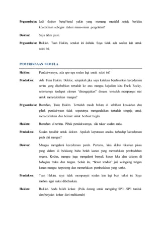 CONTOH SKRIP MOCKTRIAL OLEH FINAL YEAR UUM STUDENT | DOCX