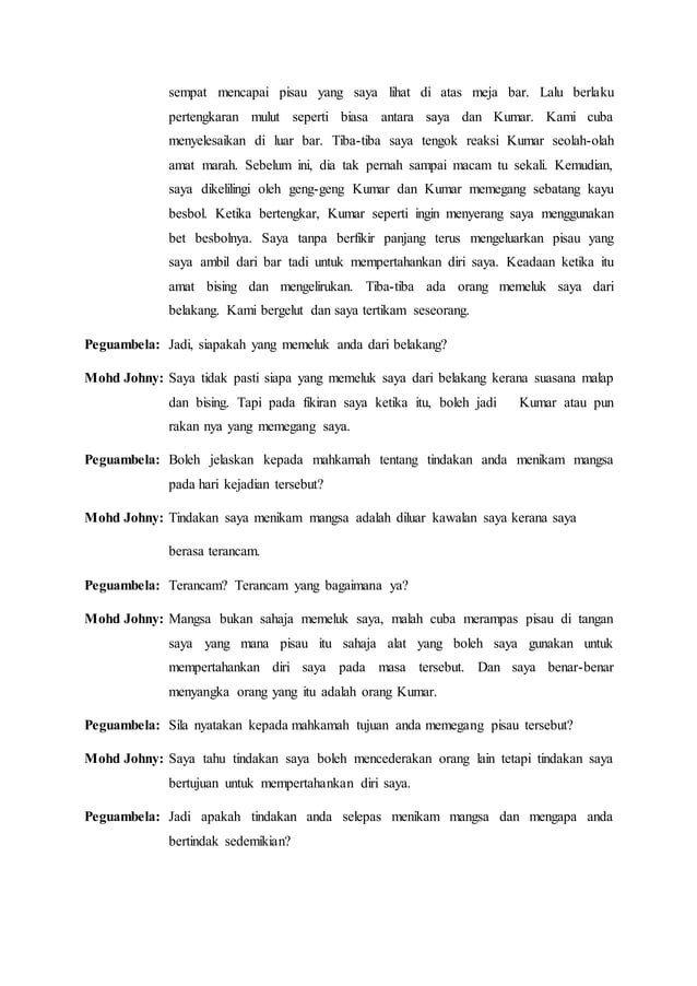 CONTOH SKRIP MOCKTRIAL OLEH FINAL YEAR UUM STUDENT | DOCX