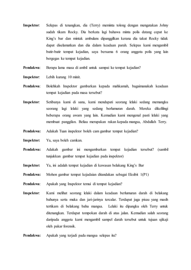 CONTOH SKRIP MOCKTRIAL OLEH FINAL YEAR UUM STUDENT | DOCX