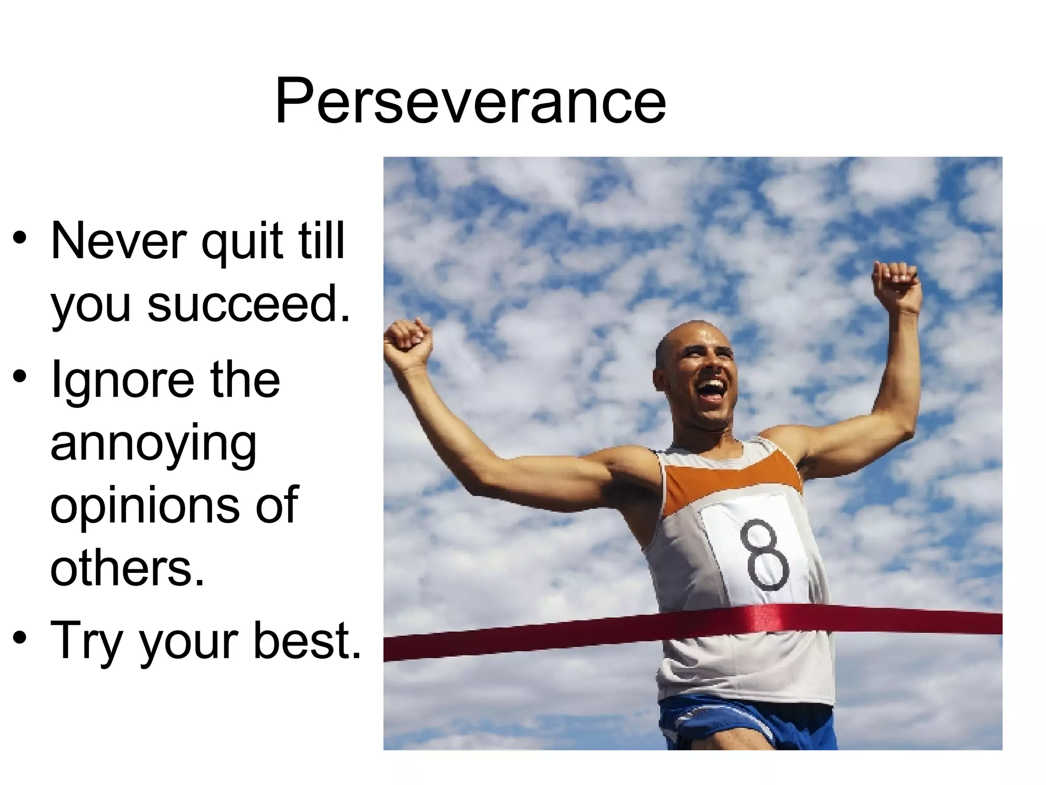 Final Slides Perseverance | PPT