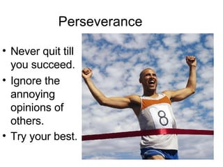 Final Slides Perseverance | PPT