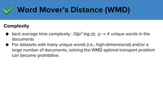 Word Embedding to Document distances | PPTX