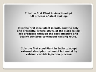 Steel Melting Shop (SMS) | PPTX