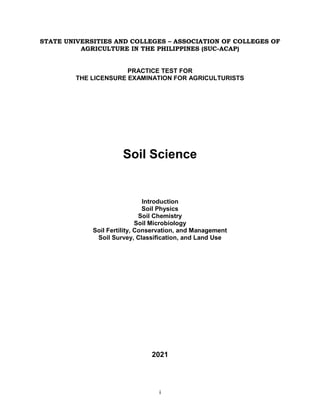 Soil Science Practice Related to Soil Science Practice | PDF