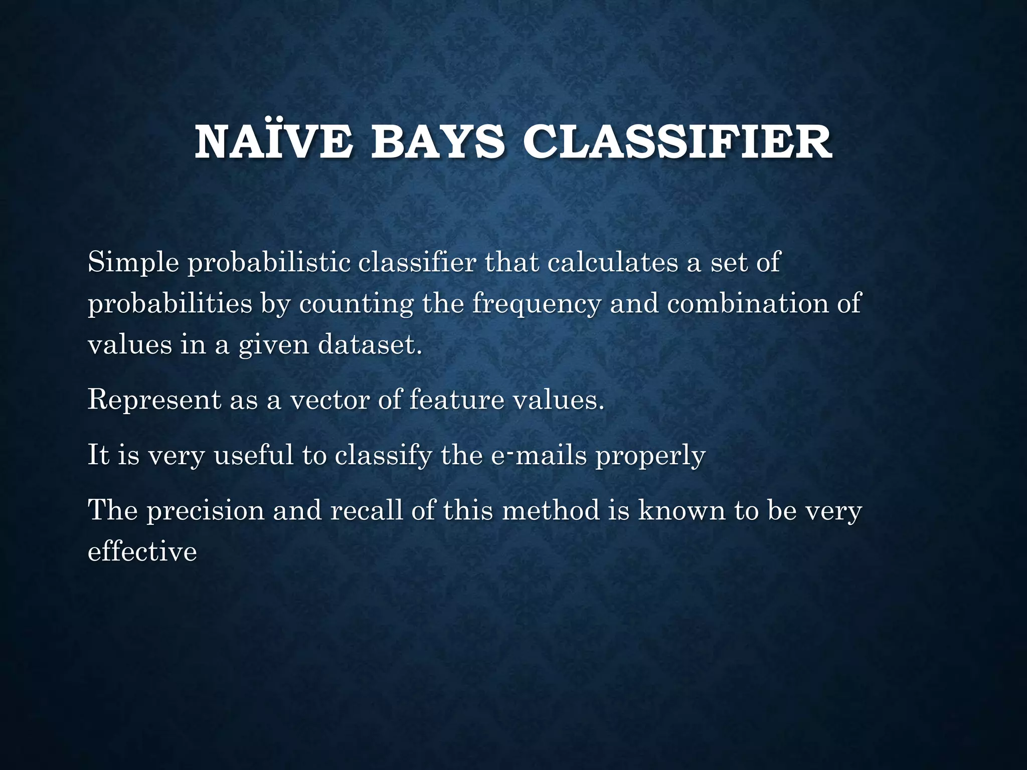 Final Spam E Mail Detection Pptx