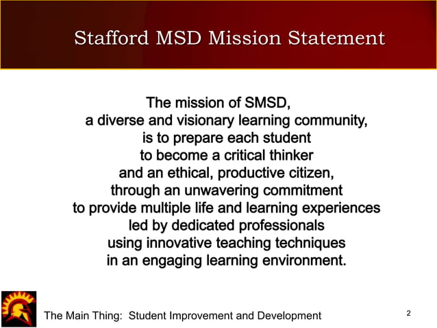Stafford MSD 2011 Bond Information | PPT